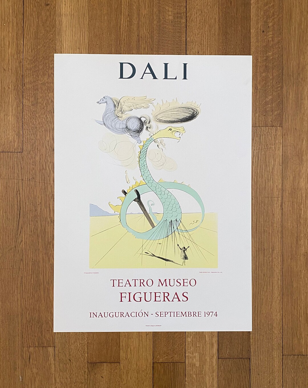 Salvador Dalí Original Art Poster - Etsy