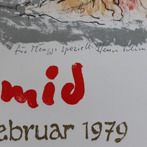 Henri Schmid Art Exhibition Poster Signed - Etsy