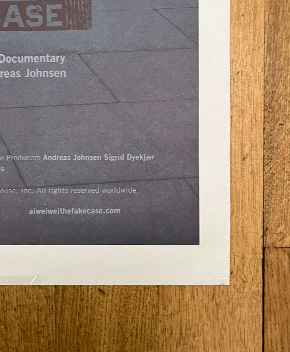 Ai Wei Wei Original Film Poster - 35.2"×41.3" (89.5×105cm) - Etsy