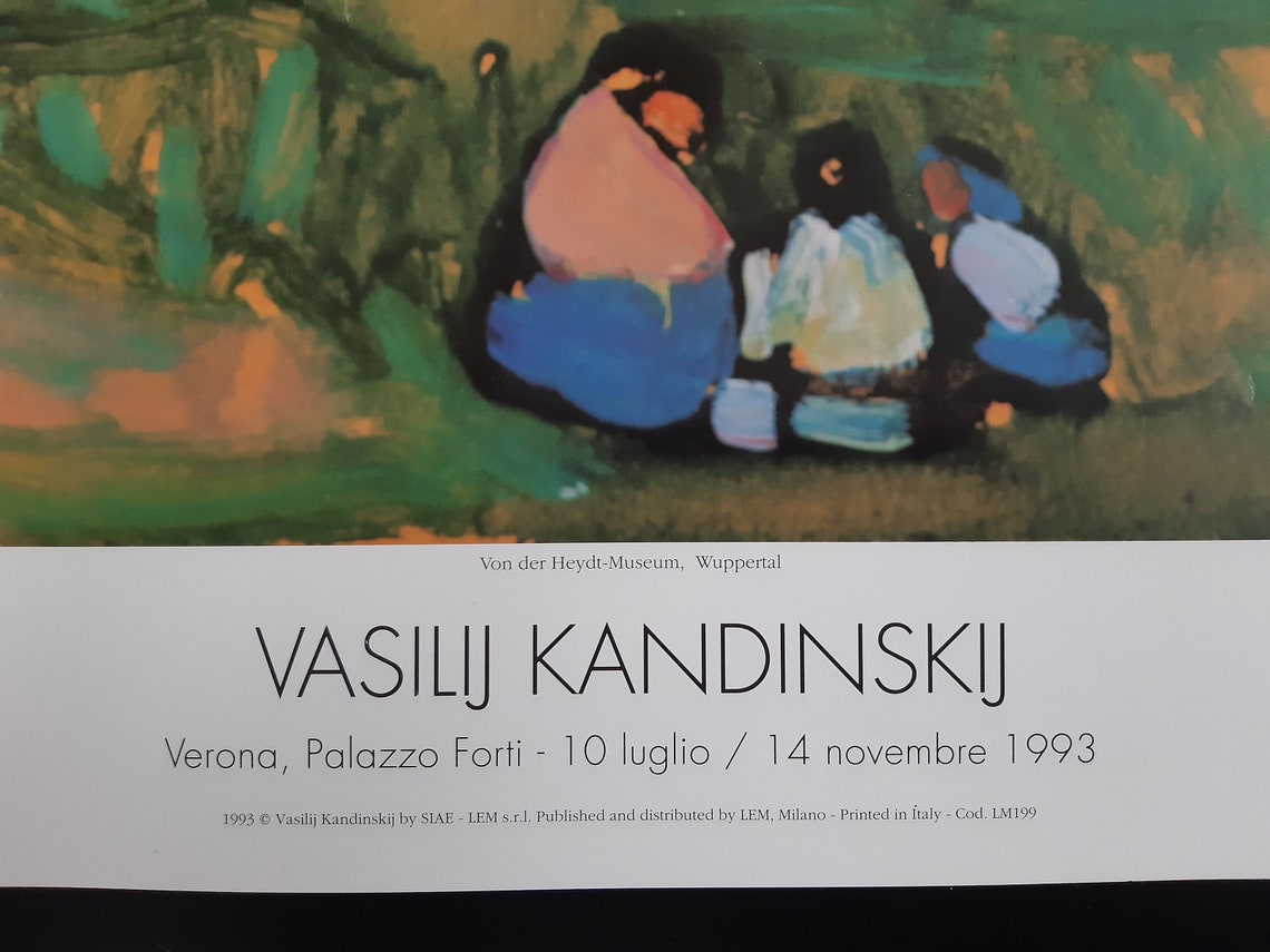 Wassily Kandinsky Art Exhibition Poster - Etsy