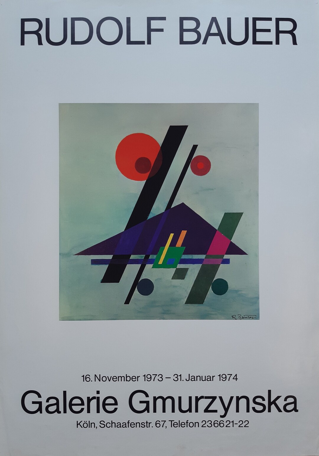 Rudolf Baur Original Art Poster - Etsy