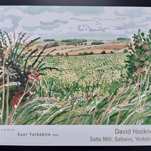 David Hockney Original Art Poster - 22.4"×17.7" (57×45cm) - Etsy
