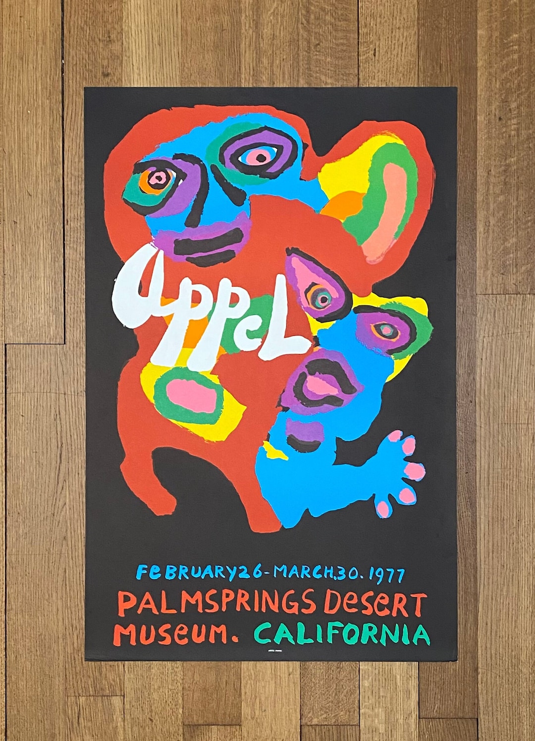 Karel Appel Original Art Exhibition Poster - 21.3"×32.7" (54×83cm) - Etsy