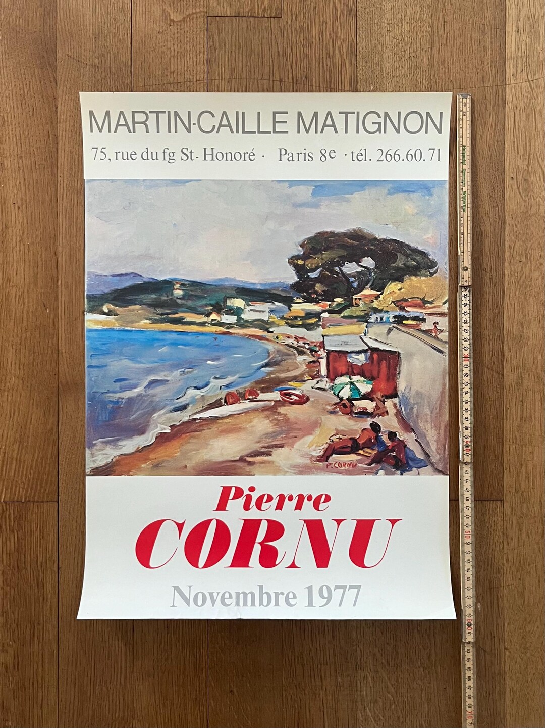 Pierre Cornu Original Art Exhibition Poster Used - 16.5"×23.6" (42x60cm ...