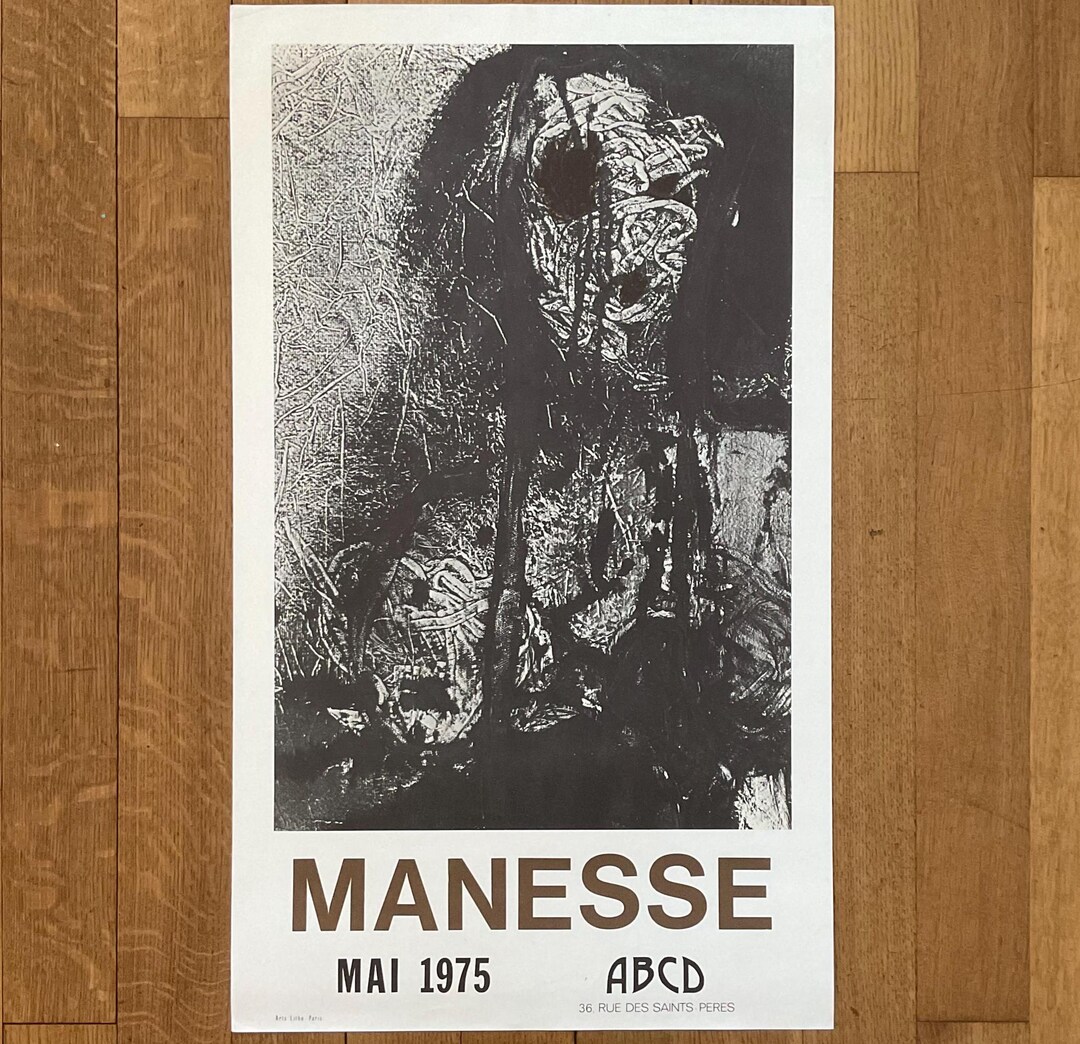 Manesse Original Art Exhibition Poster - 17.7"×30.1" (45x76.5cm) - Etsy