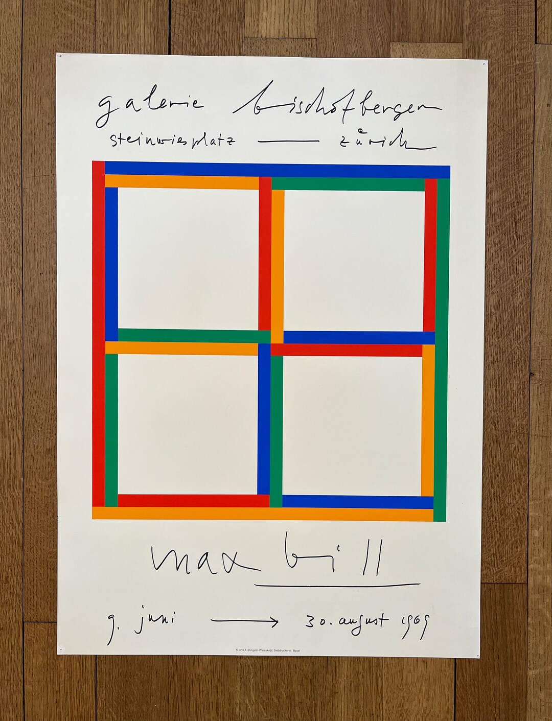 Max Bill Original Art Poster - Etsy