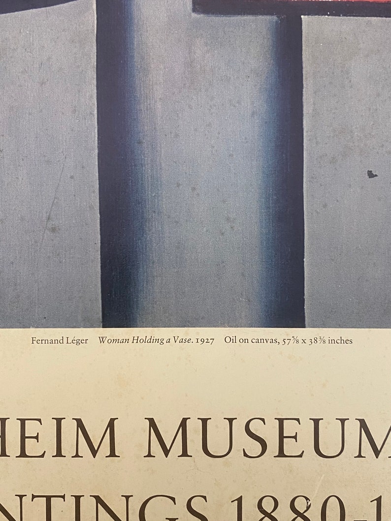 Fernand Léger Original Art Poster Used - 22.0"×33.1" (56×84cm) - Etsy