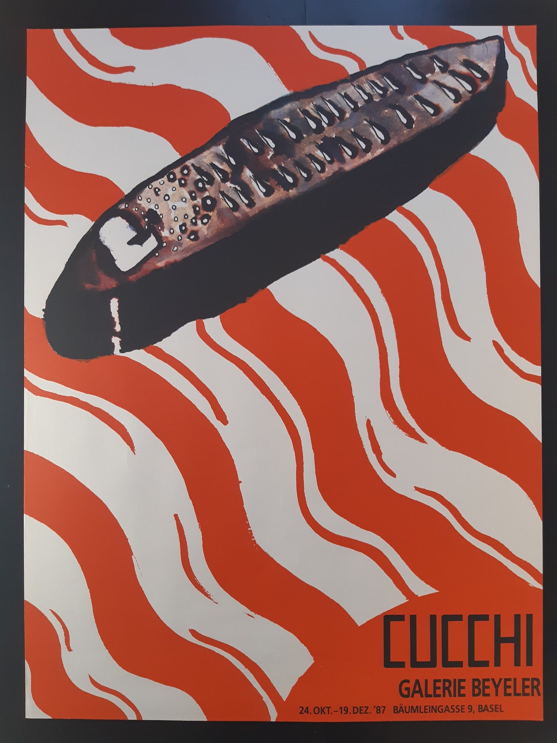 1987 Enzo Cucchi Original Art Exhibition Poster - Etsy