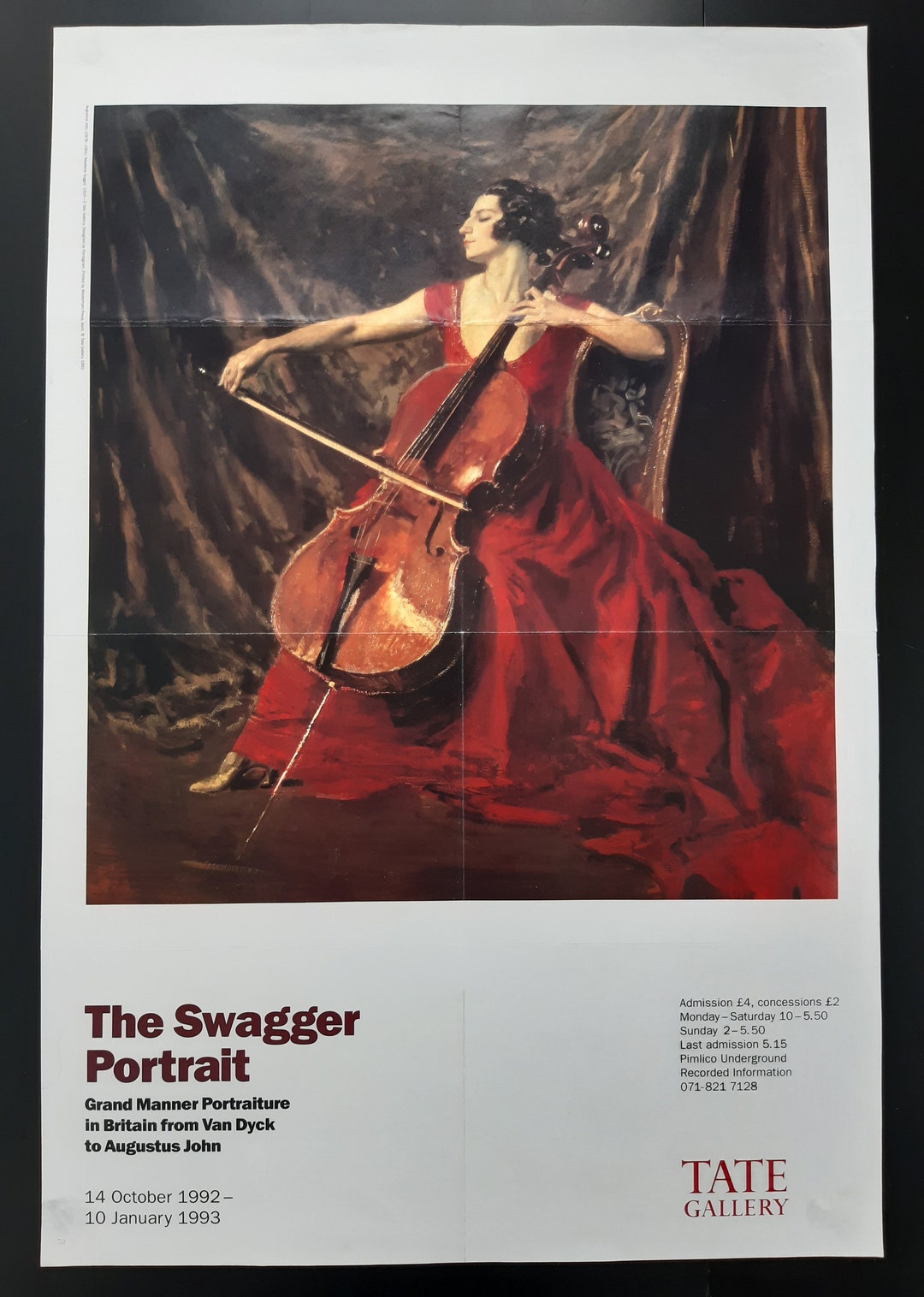 Augustus John Tate Original Art Poster - 20.1"×29.9" (51×76cm) - Etsy