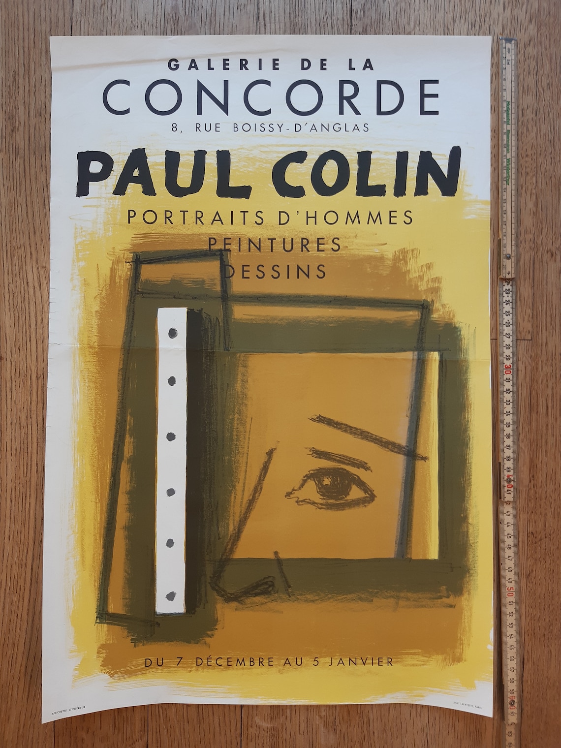 Paul Colin Original Art Exhibition Poster Used - 15.7"×23.6" (40×60cm ...