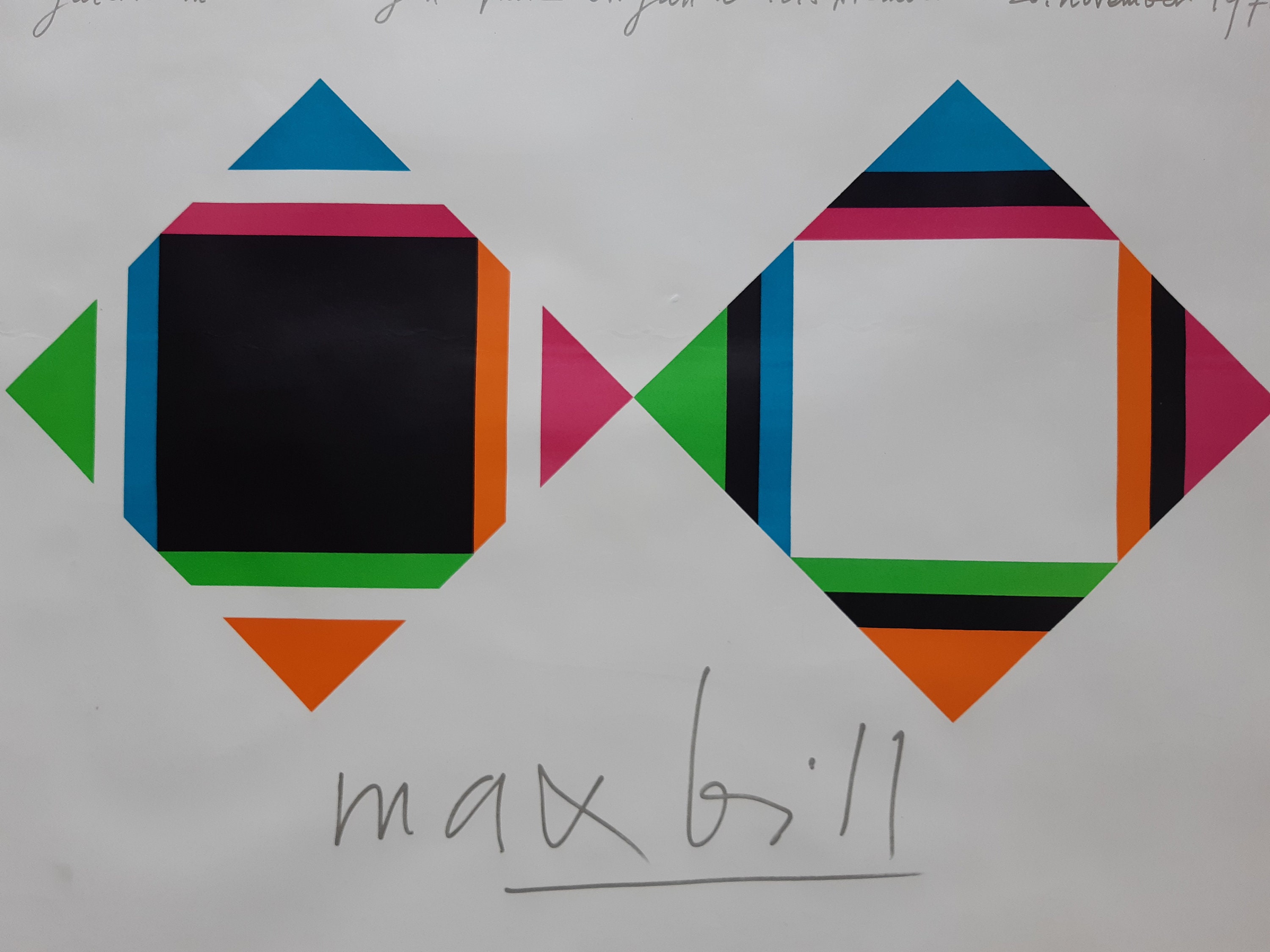 Max Bill Vintage Art Poster - Etsy