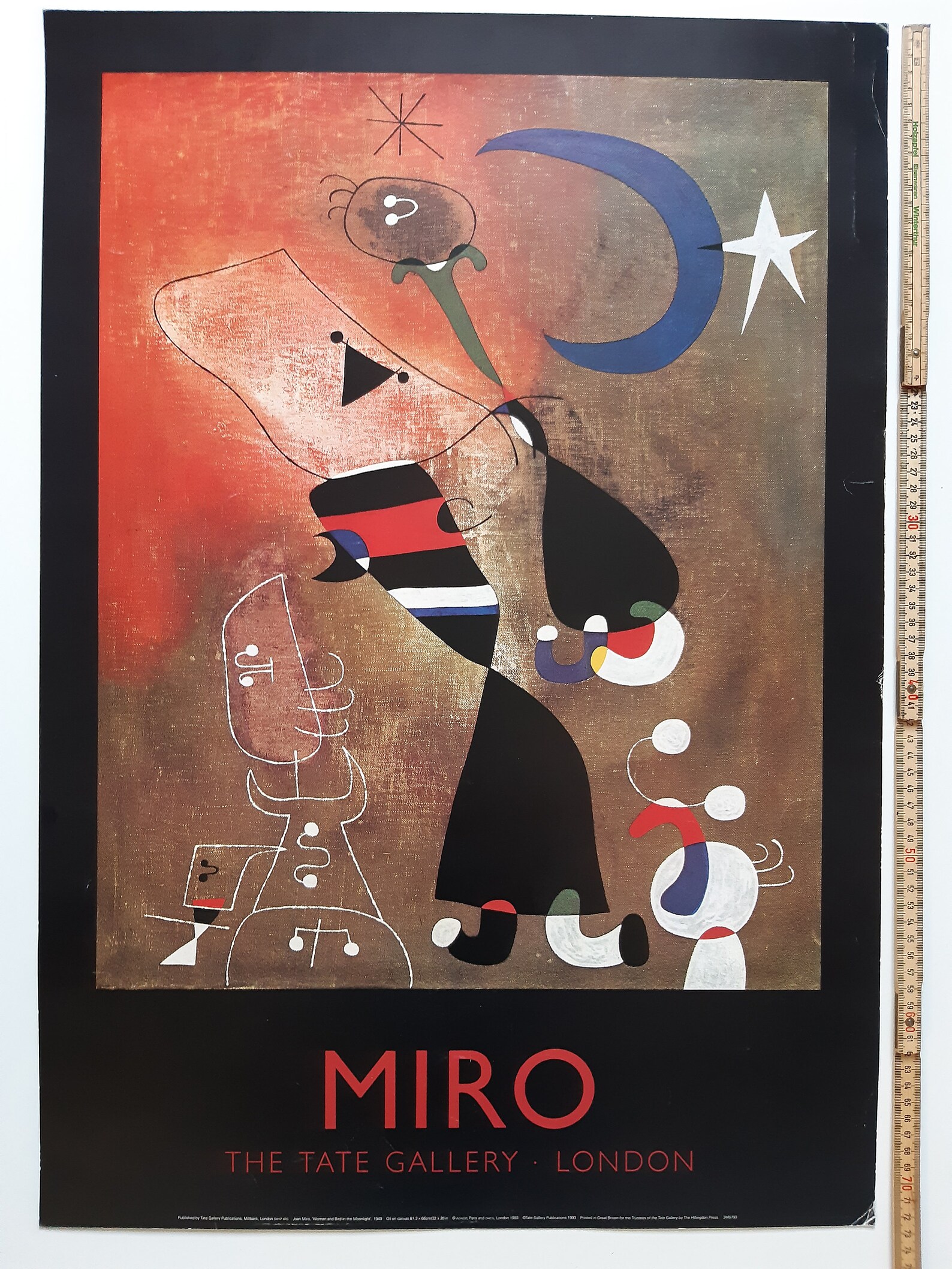 Miro Vintage Tate Gallery Art Print - Etsy