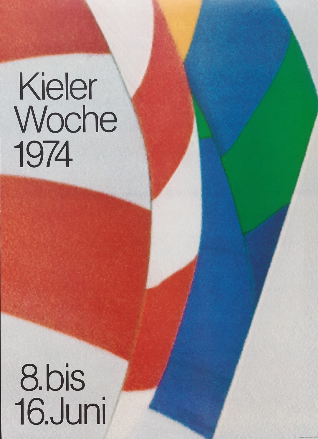 Kieler Woche 1974 Art Poster - 16.5"×23.2" (42×59cm) - Etsy