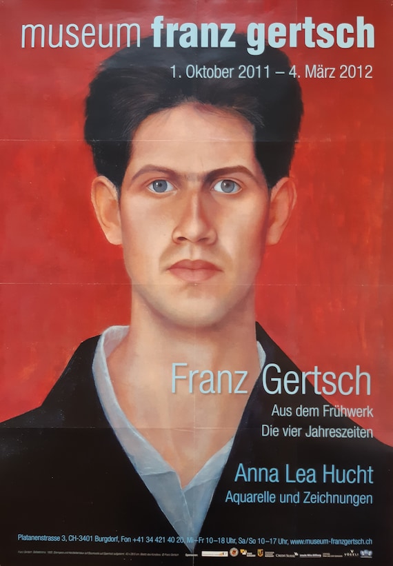 Franz Gertsch Original Art Exhibition Poster - Etsy