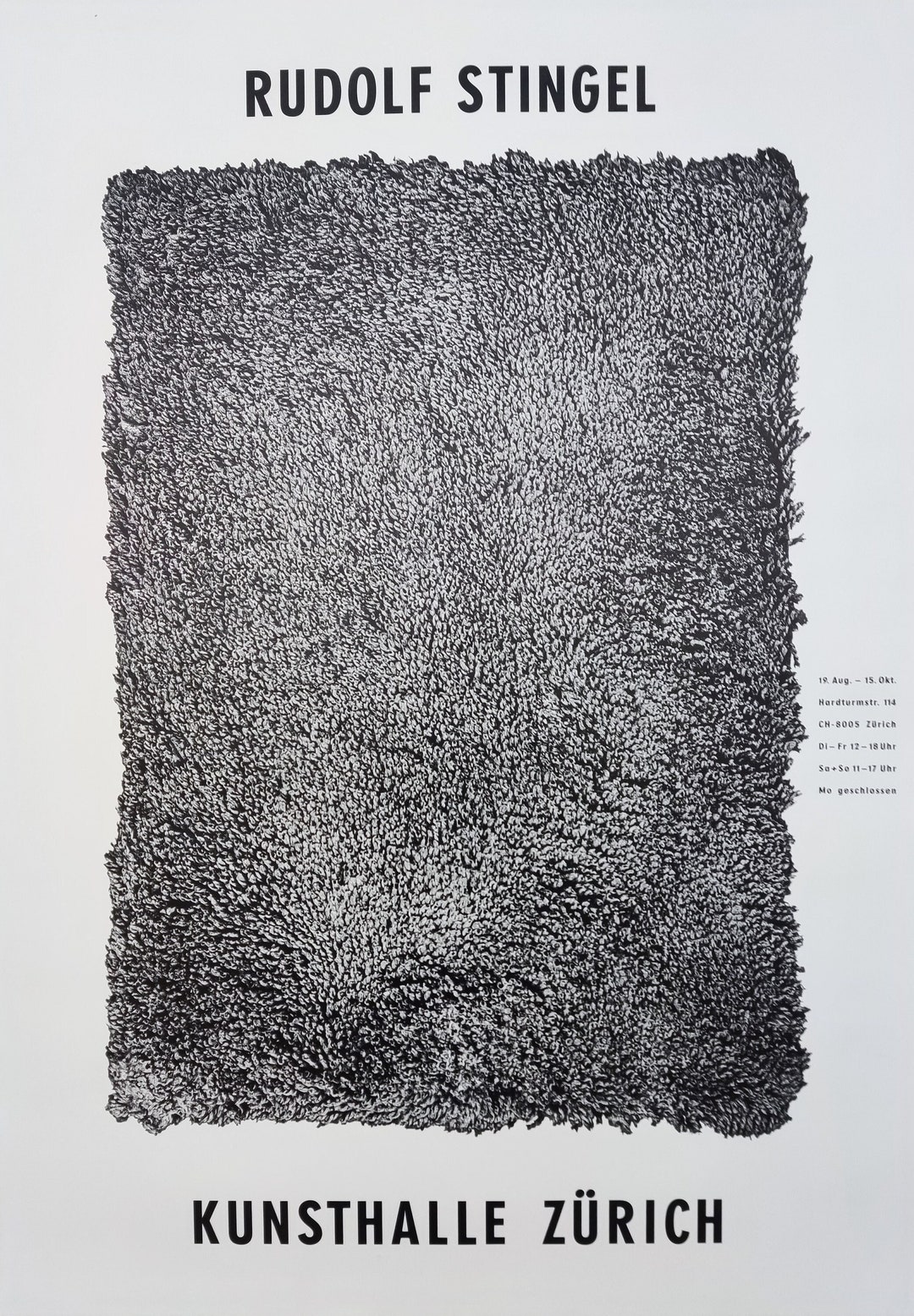 Rudolf Stingel Art Exhibition Poster - 23.4"×33.1" (59.5×84cm) - Etsy