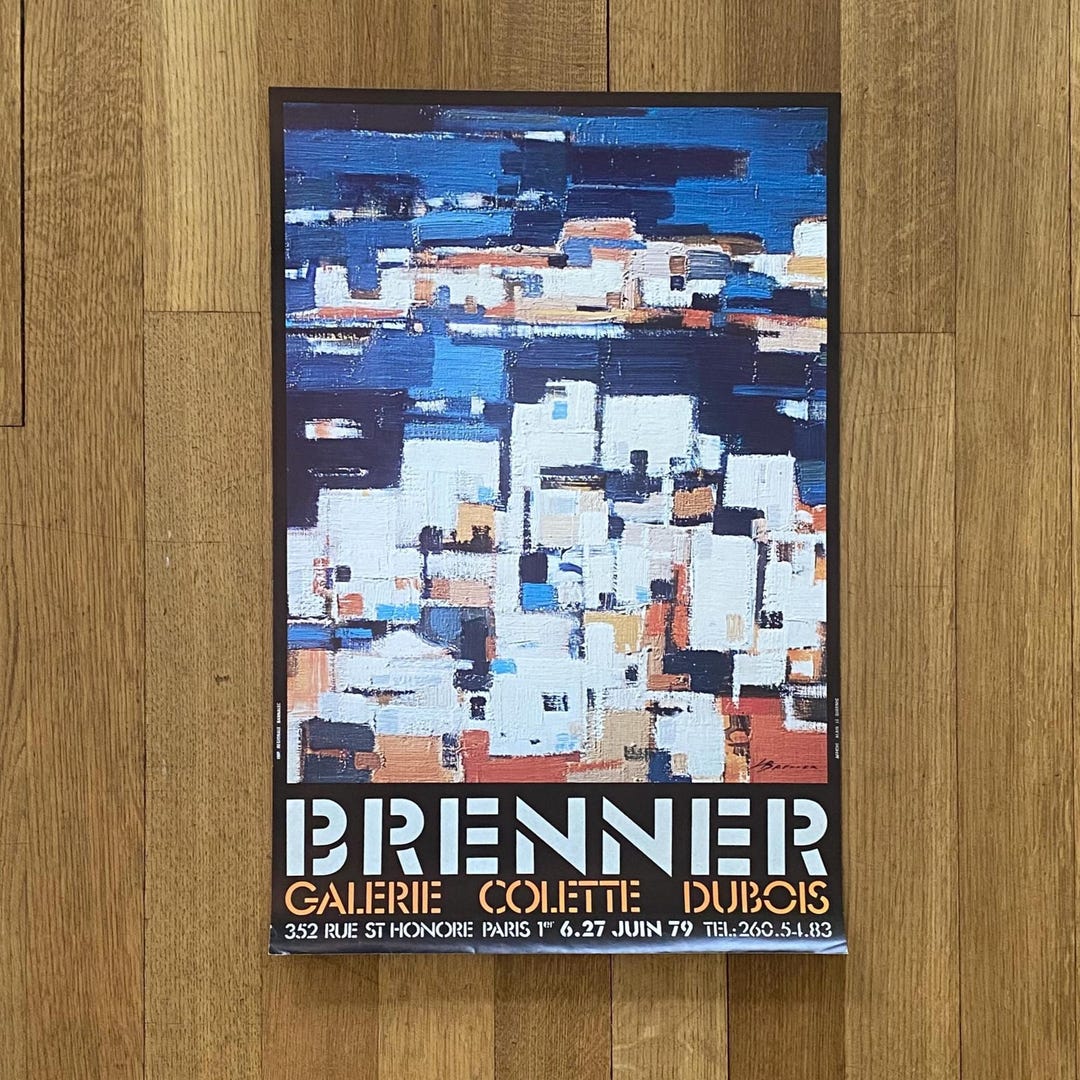 Carl Christian Brenner Original Art Exhibition Poster - 16.5"×25 ...