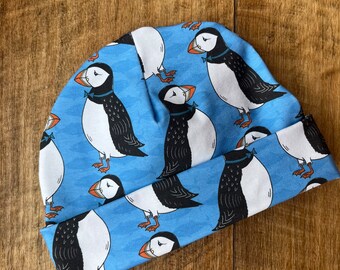 Puffin Beanie Hat - Etsy