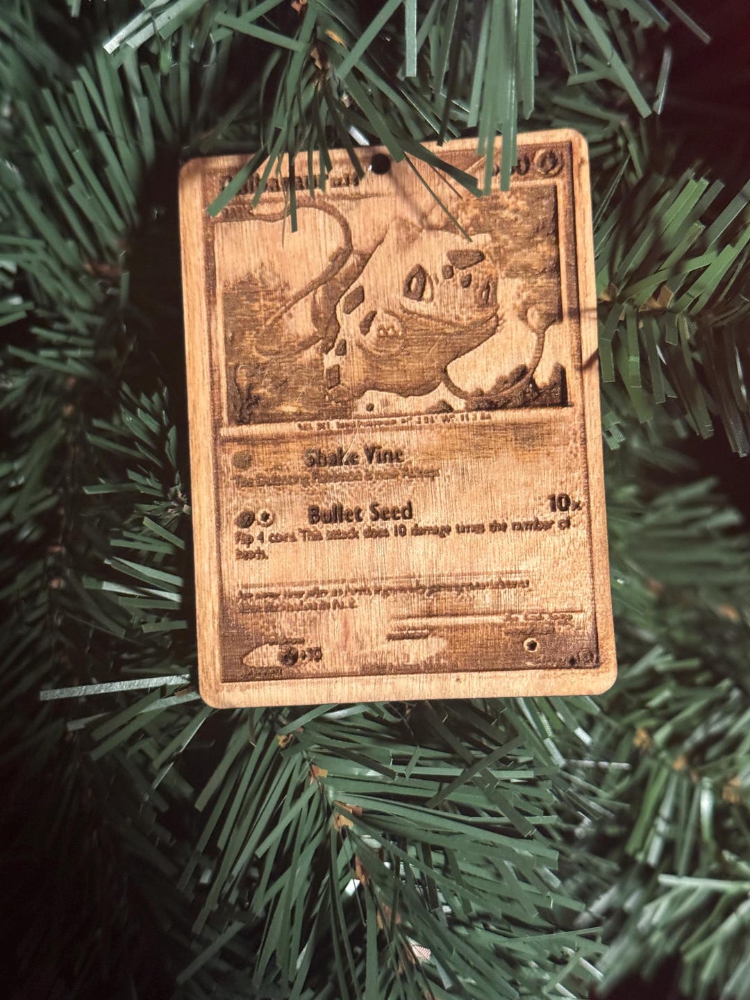 Laser Cut Wood Poke Ornament - Etsy