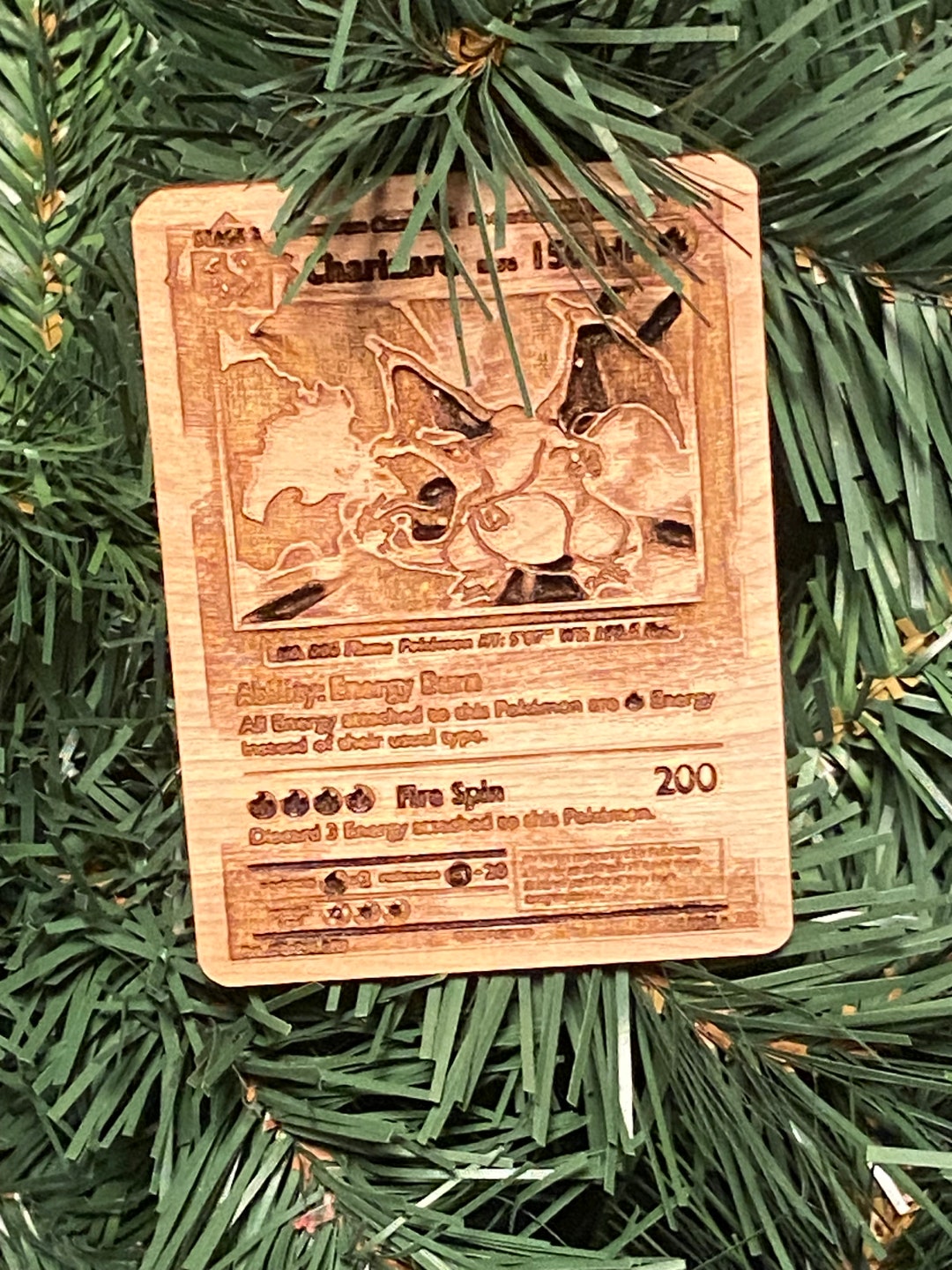 Handmade Laser Cut Wood Poke Ornament - Etsy
