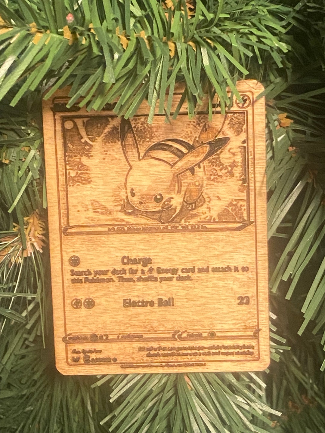 Handmade Laser Cut Wood Poke Ornament - Etsy