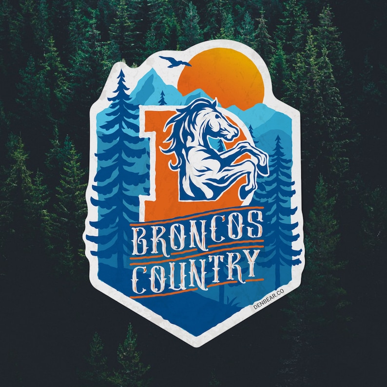 Broncos Country Sticker | Denver | Sticker | Colorado | Country ...