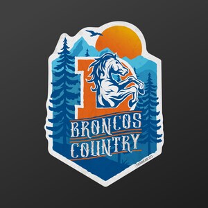 Broncos Country Sticker | Denver | Sticker | Colorado | Country ...
