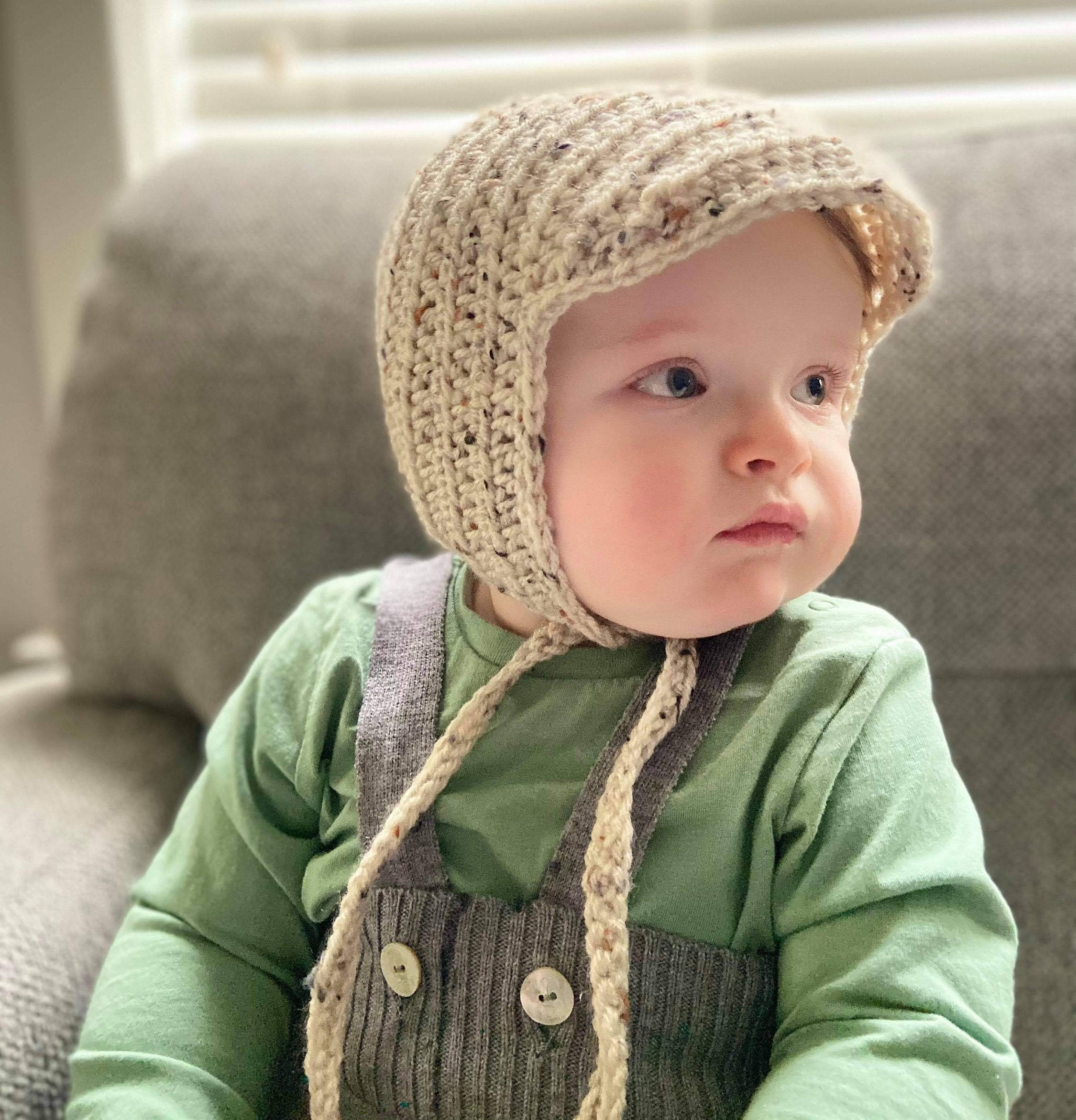 Crochet Pattern PDF Digital Download Brimble Bonnet Baby and Toddler ...