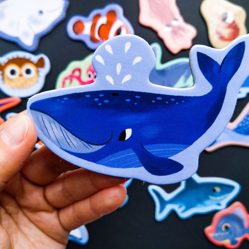 Sea Life Magnets - Etsy