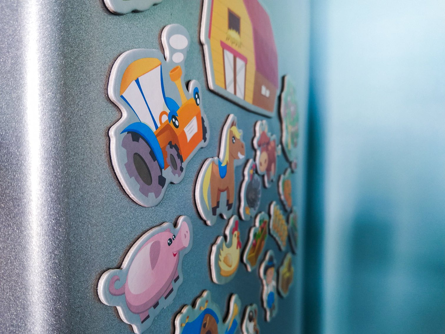 Farm Animals Magnets for Kids Set of 18 Old Macdonald - Etsy Australia