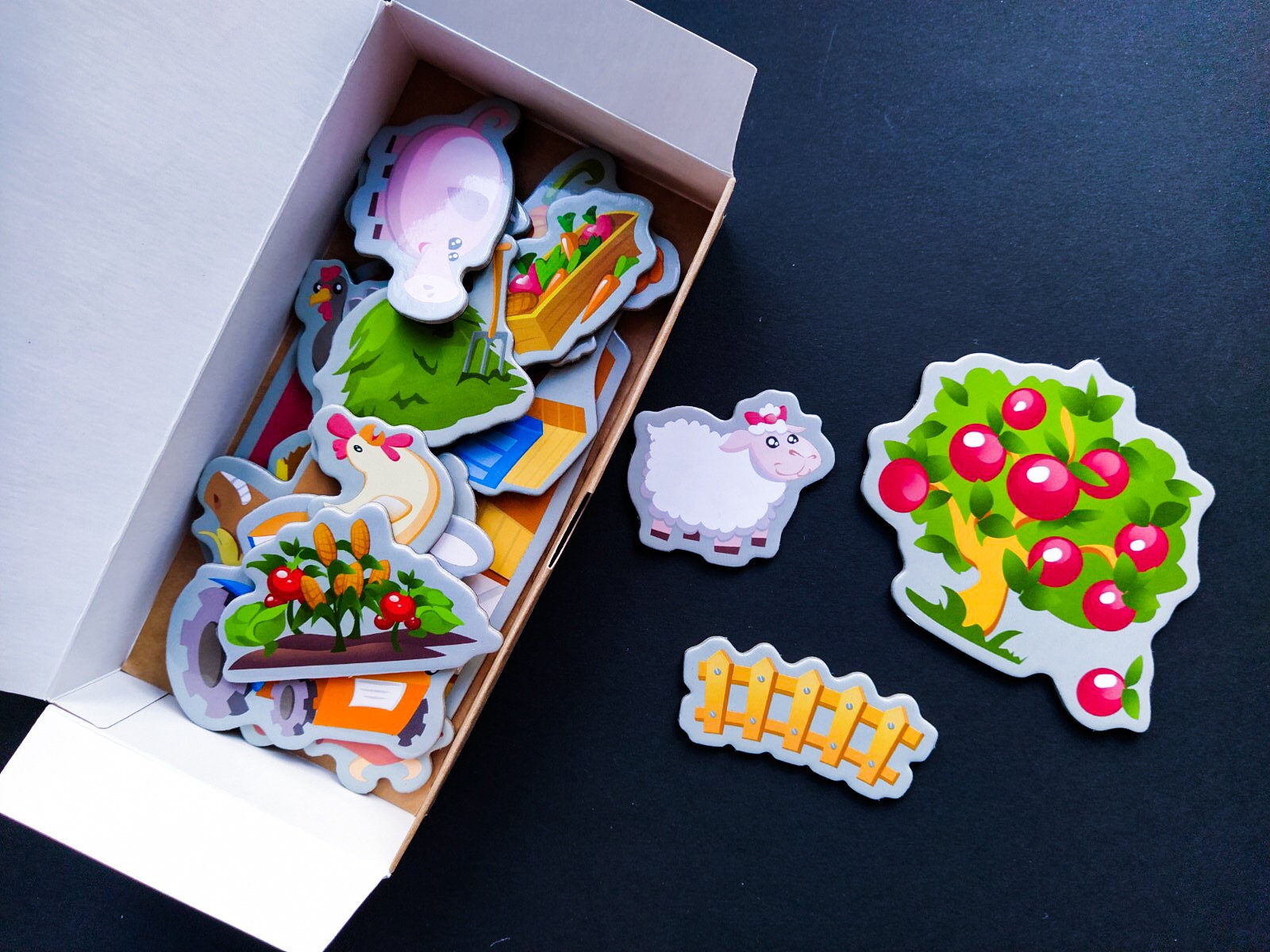 Farm Animals Magnets for Kids Set of 18 Old Macdonald - Etsy Australia