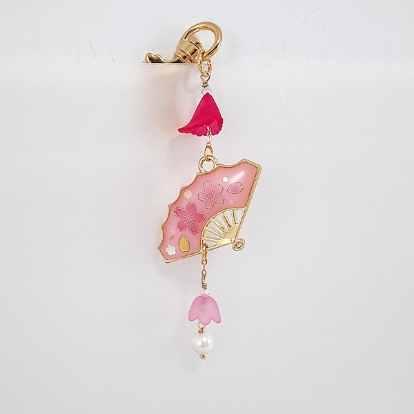 Japanese Fan Charm - Etsy