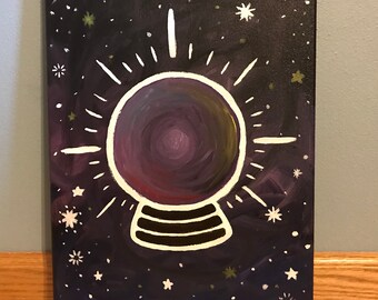 Crystal Ball Painting - Etsy