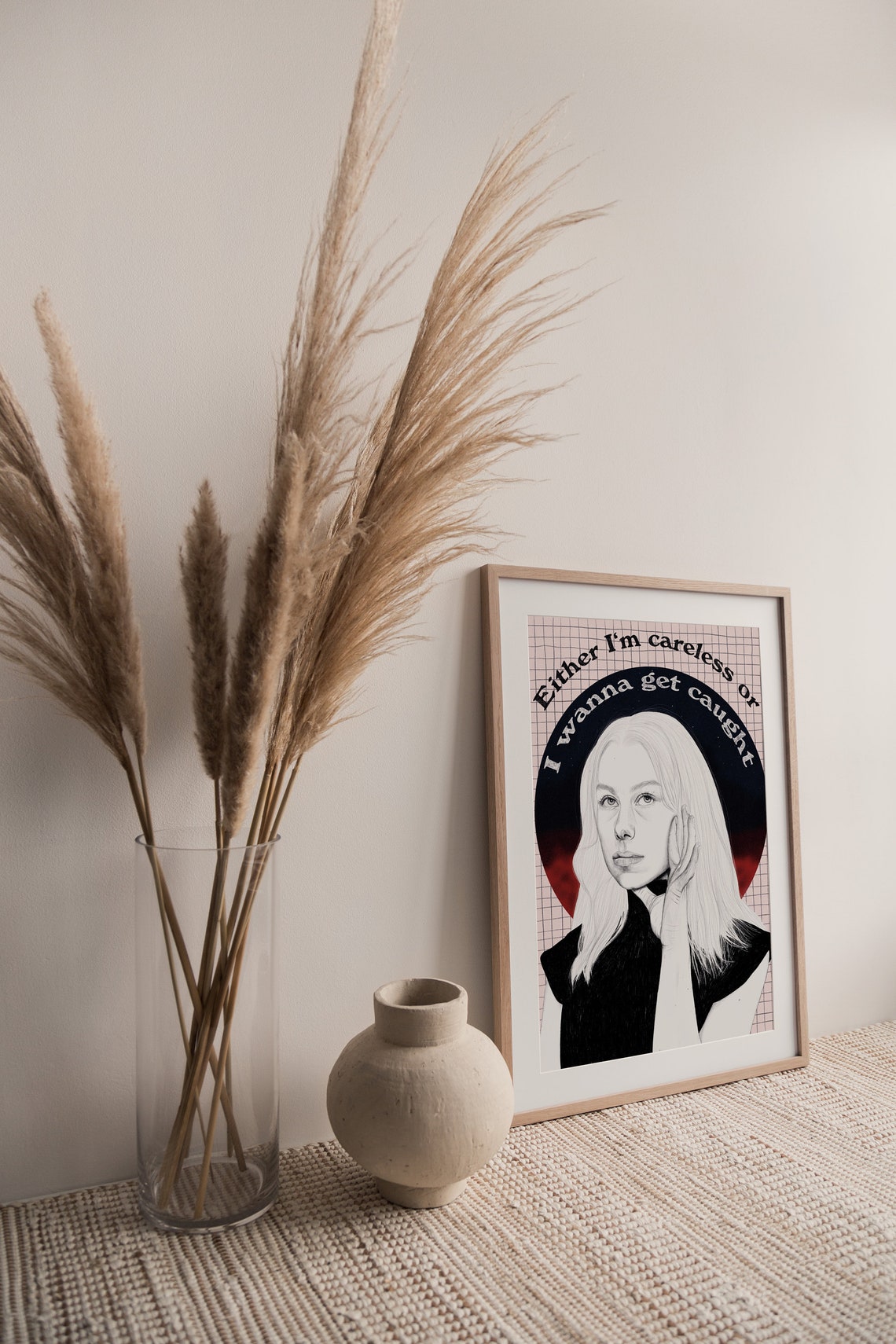 A3 Phoebe Bridgers Illustration Print Punisher art print | Etsy