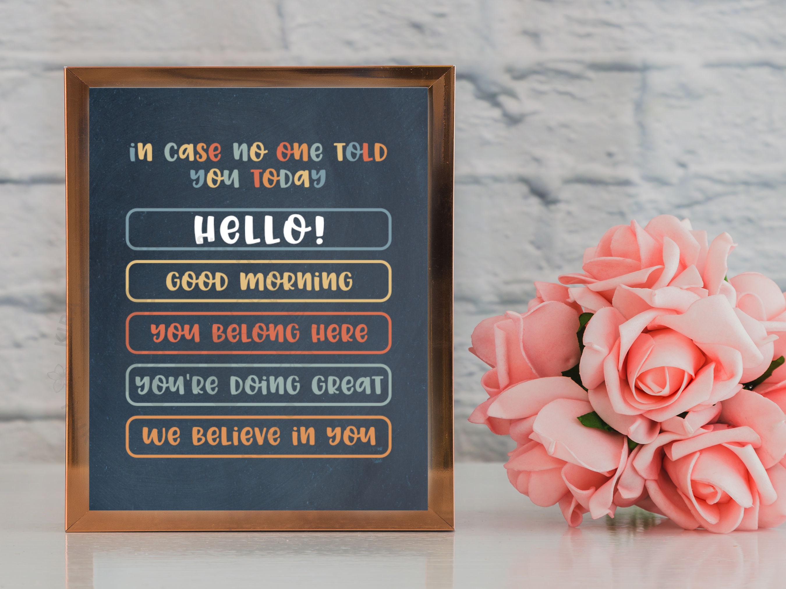 In Case No One Told You Printable | Classroom Print | Positive ...