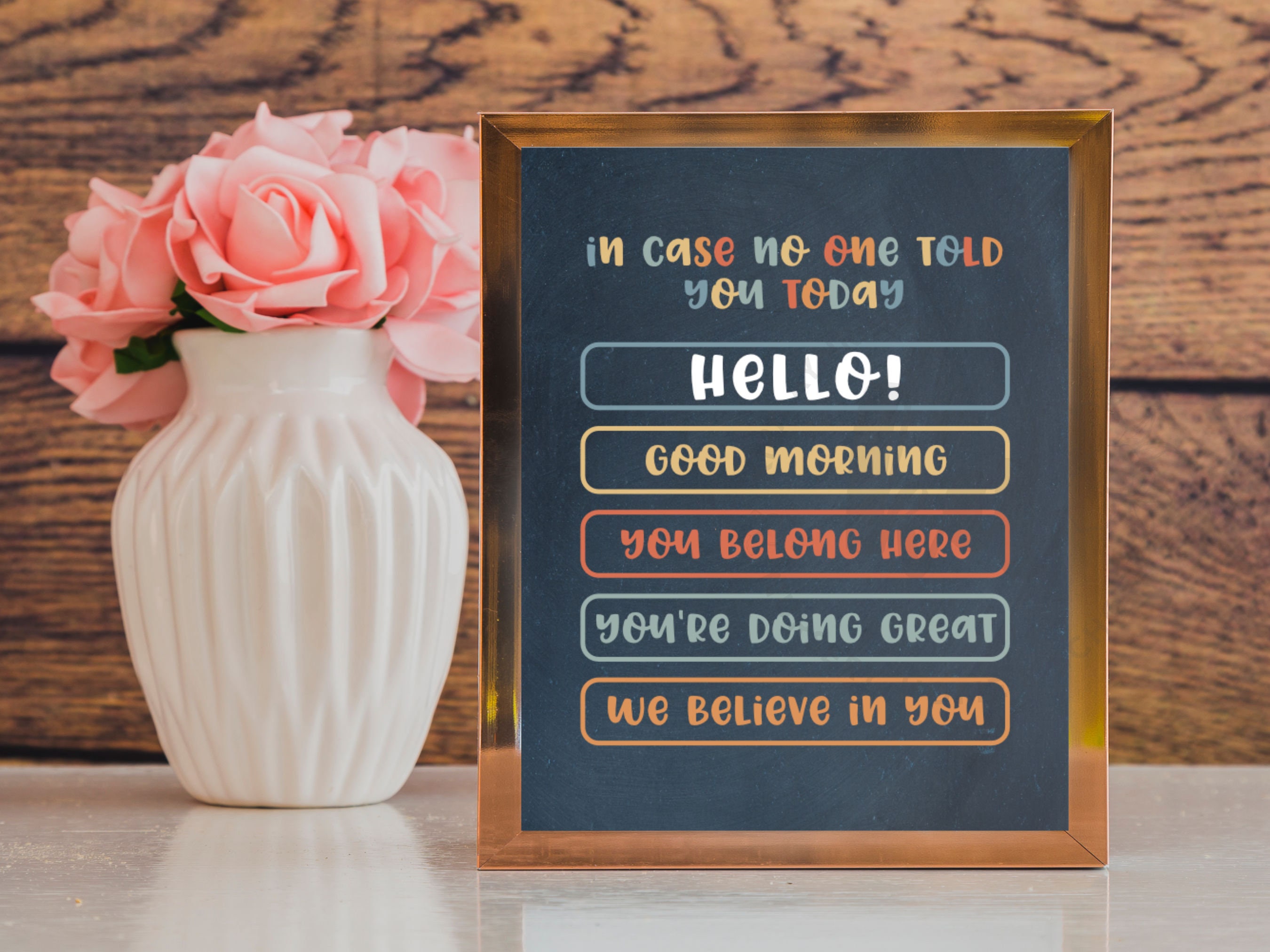 In Case No One Told You Printable | Classroom Print | Positive ...