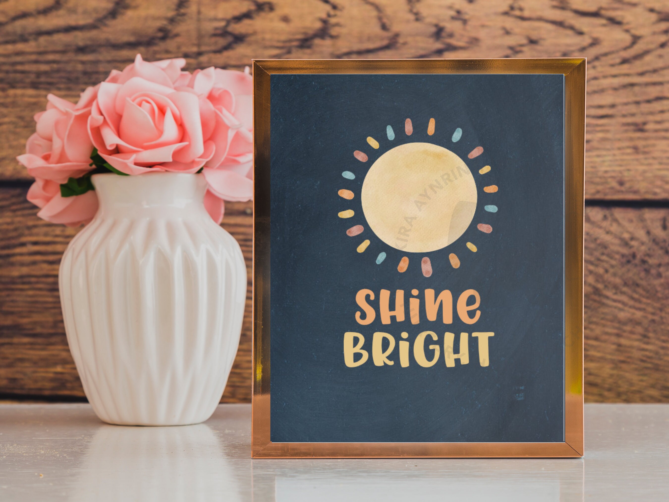 Shine Bright Printable | Classroom Print | Positive Inspirational ...