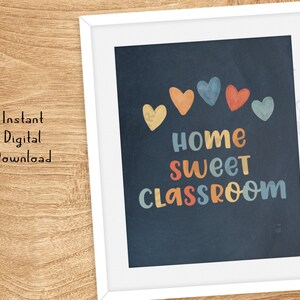 Home Sweet Classroom Printable | Classroom Print | Positive ...