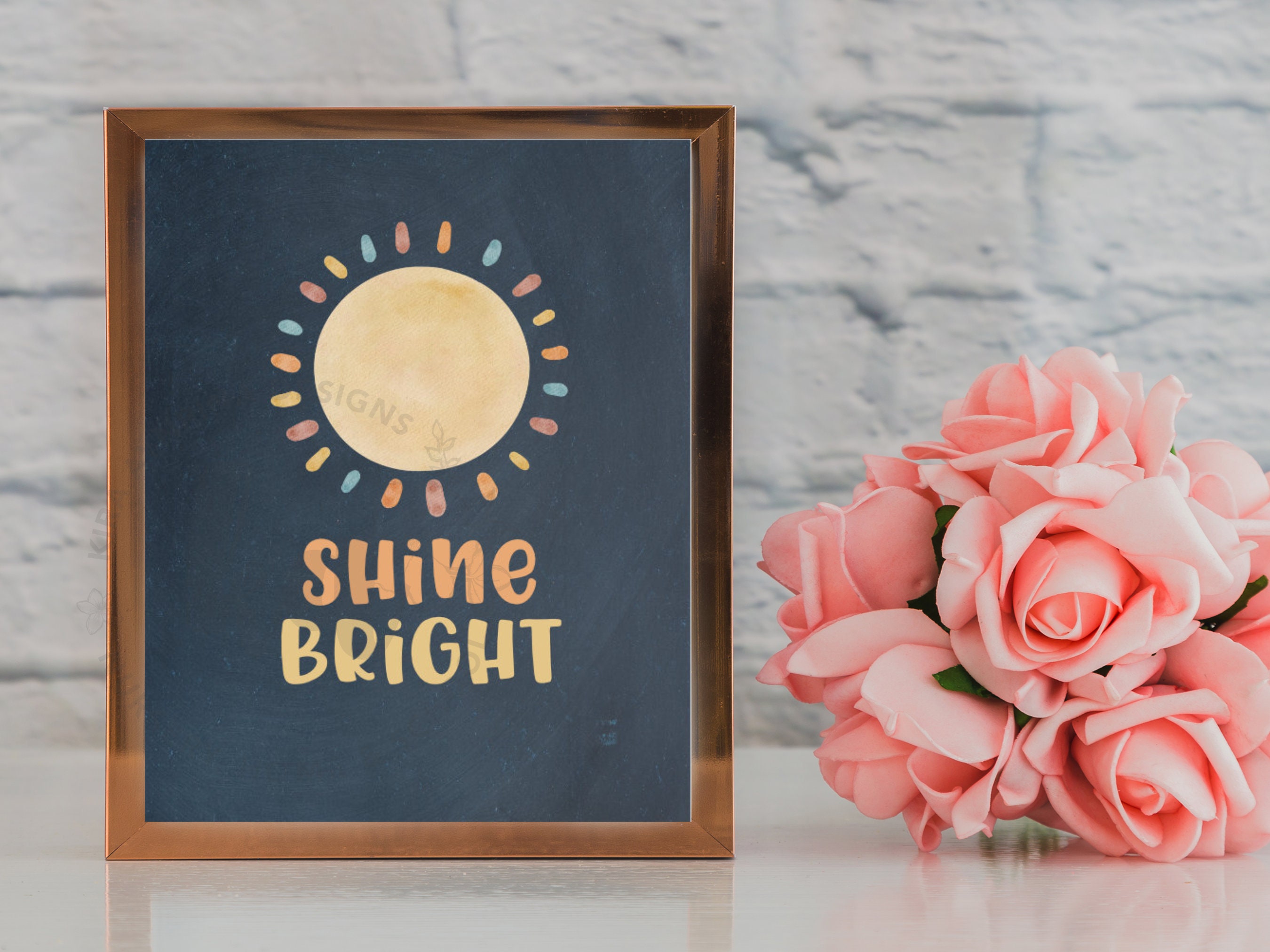 Shine Bright Printable Classroom Print Positive - Etsy