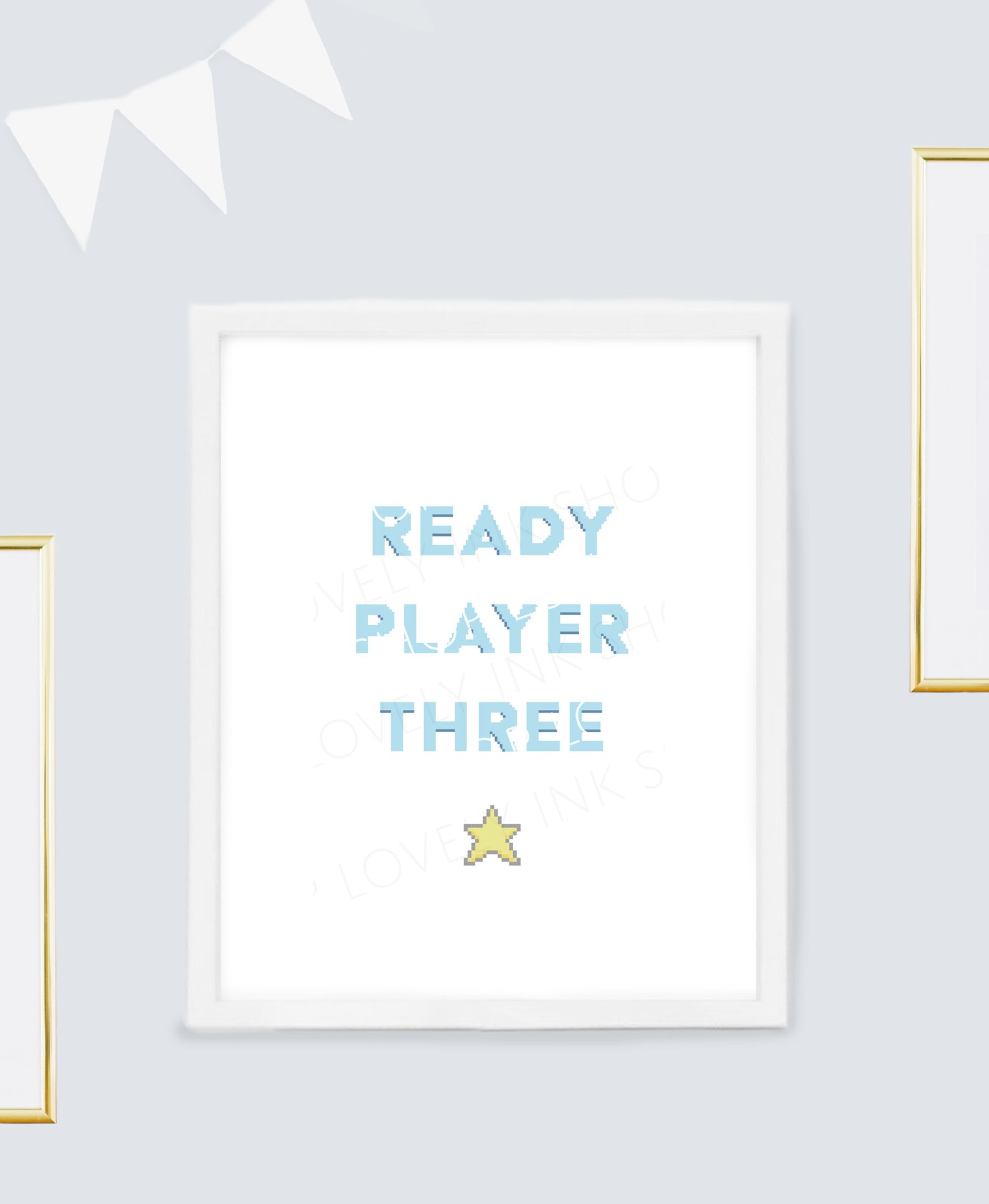 Ready Player Three Printable Art Boys Room Decorating | Etsy