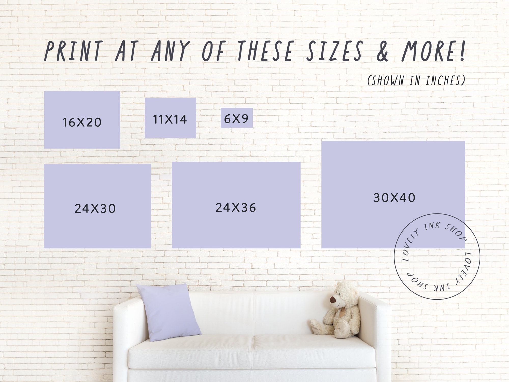 Be Kind Blue Printable Nursery Art - Boys Room Decorating - Colorful ...