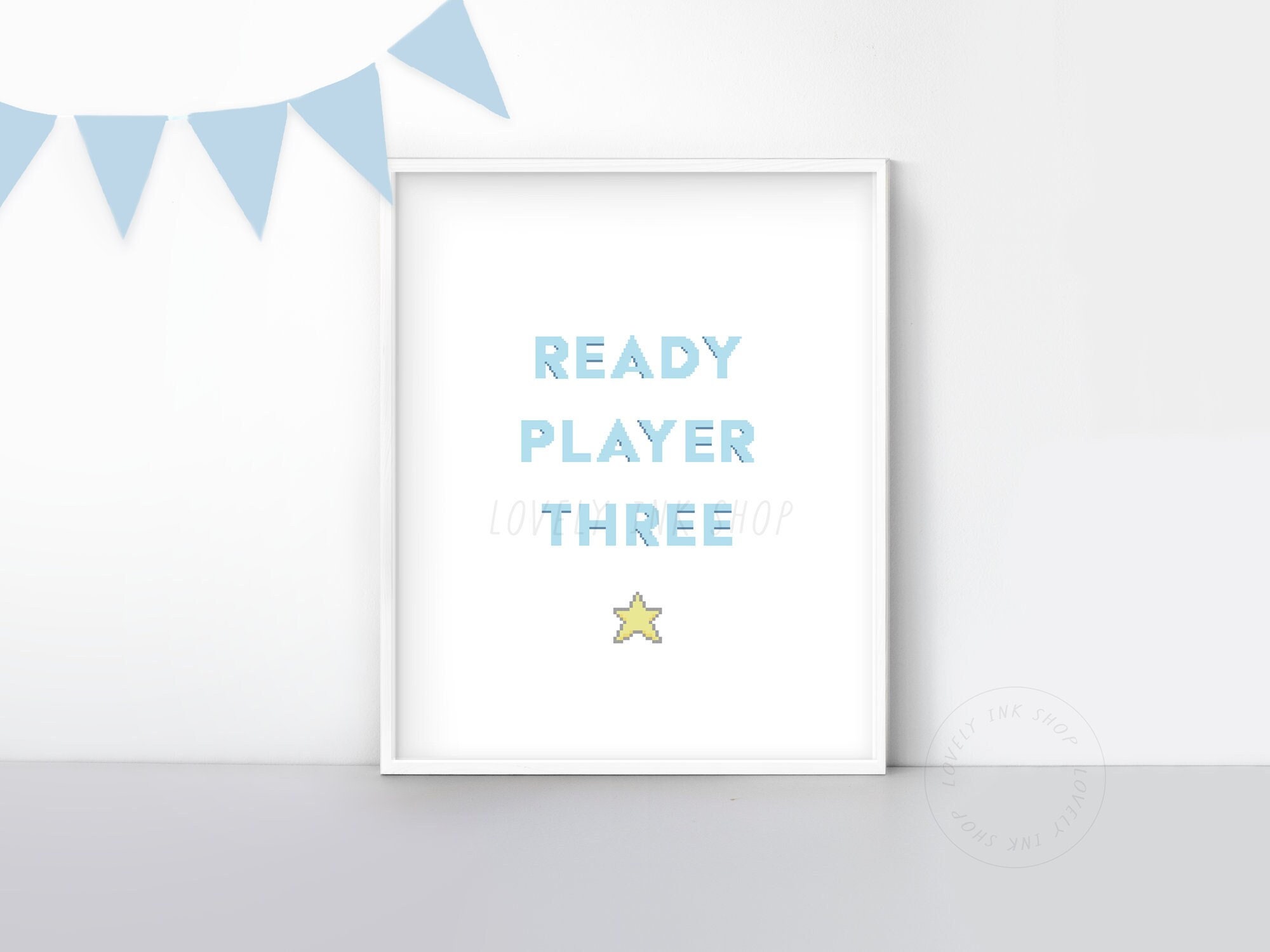 Ready Player Three Printable Art Boys Room Decorating - Etsy