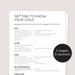 Getting to Know Your Child Form for Your Home Daycare. Instant Download ...
