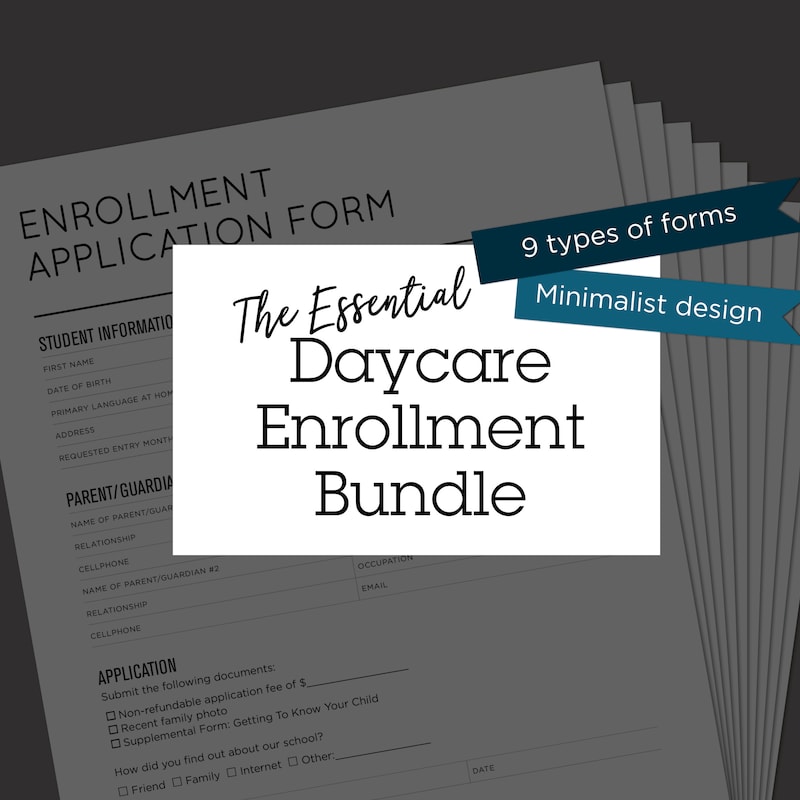 Daycare Forms - Etsy