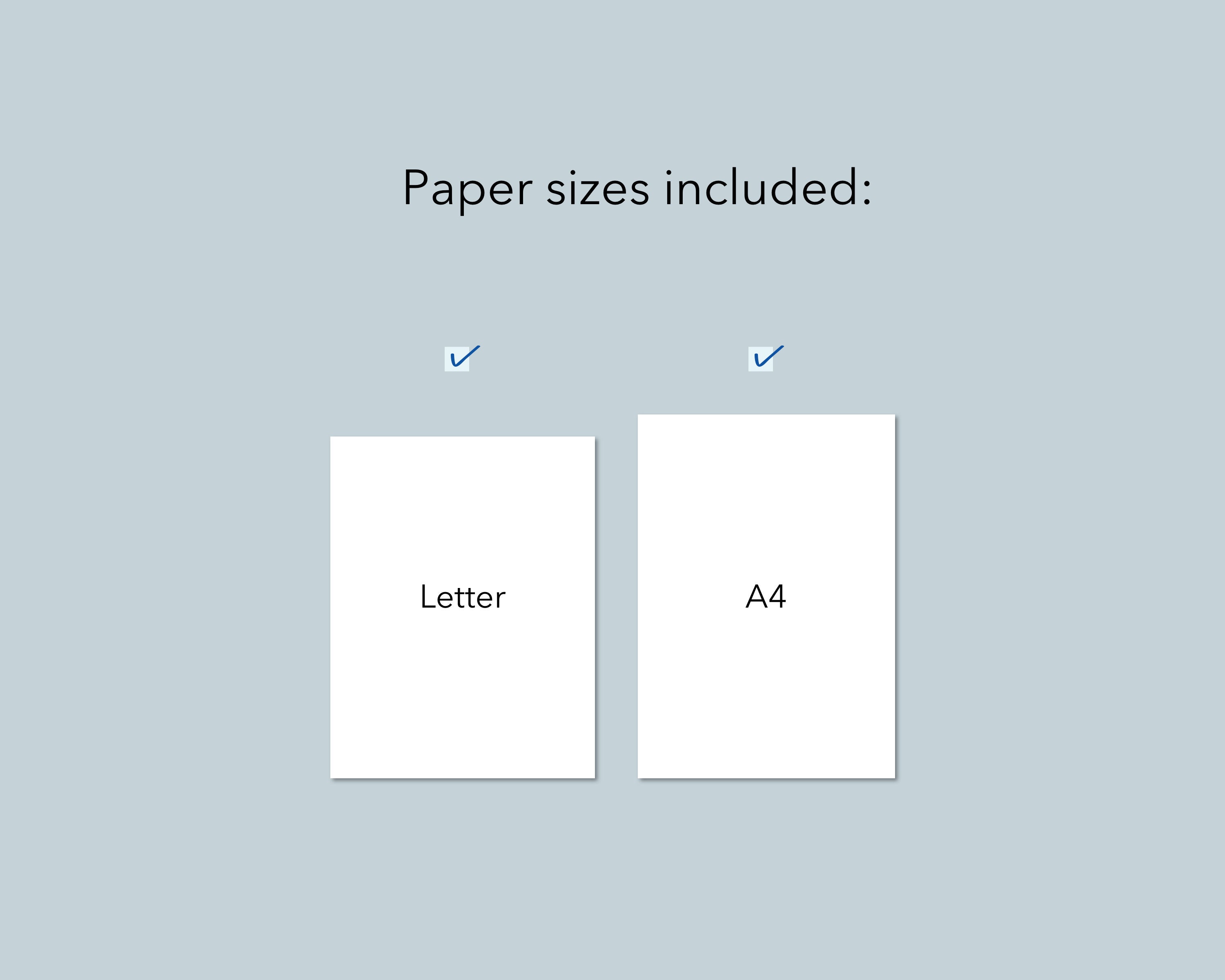 Monthly Planner: Letter, A4. Bullet Journal, To-do List. Printable ...