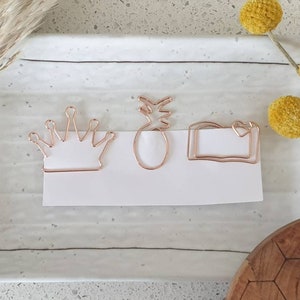 3pcs, Iron Paperclips, Cute Paper Clips, Planner Clips, Journal ...