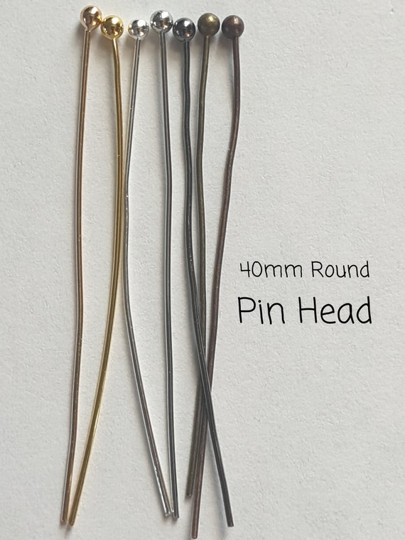 30pcs 40mm Ball Head Pins/needles for DIY Jewelry Findings | Etsy