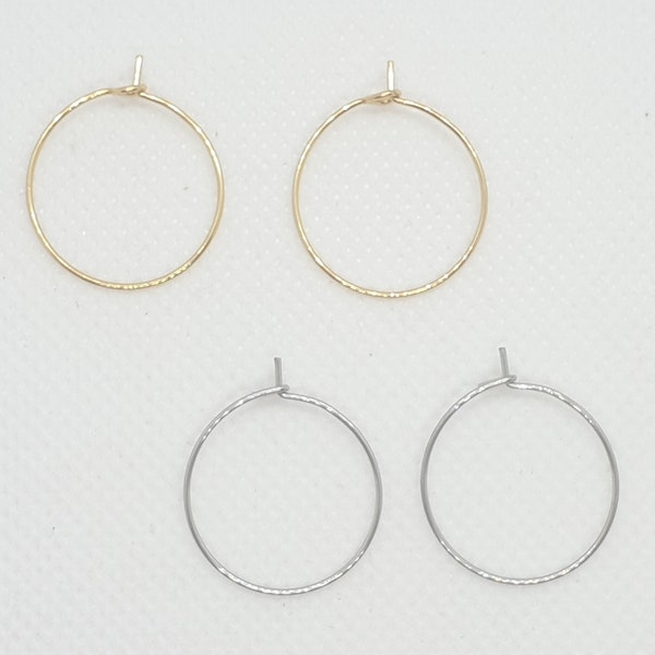 Earring Hoops for Jewelry Making - Etsy