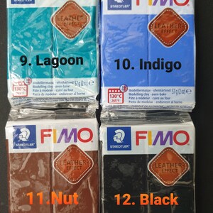 FIMO LEATHER EFFECT 57 G 2 Oz Polymer Clay Choose Your - Etsy