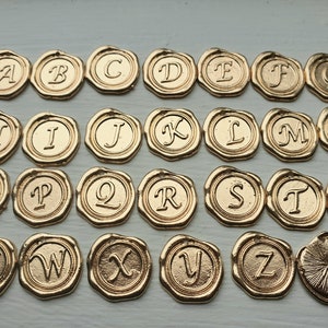 18mm Letter o Stamp/wax/seal Initial Gold Letter - Etsy