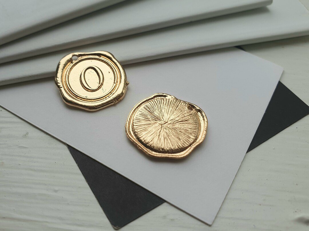 18mm Letter o Stamp/wax/seal Initial Gold Letter - Etsy